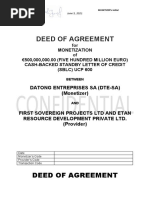 MT760 SWIFT Message Format Sample | PDF | Letter Of Credit | Banking