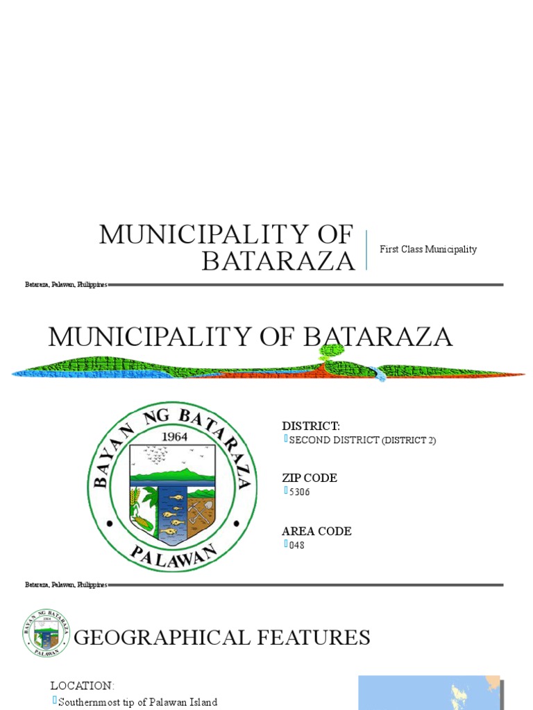 Bataraza: Overview and Tourist Spots | PDF | Asia | Southeast Asia
