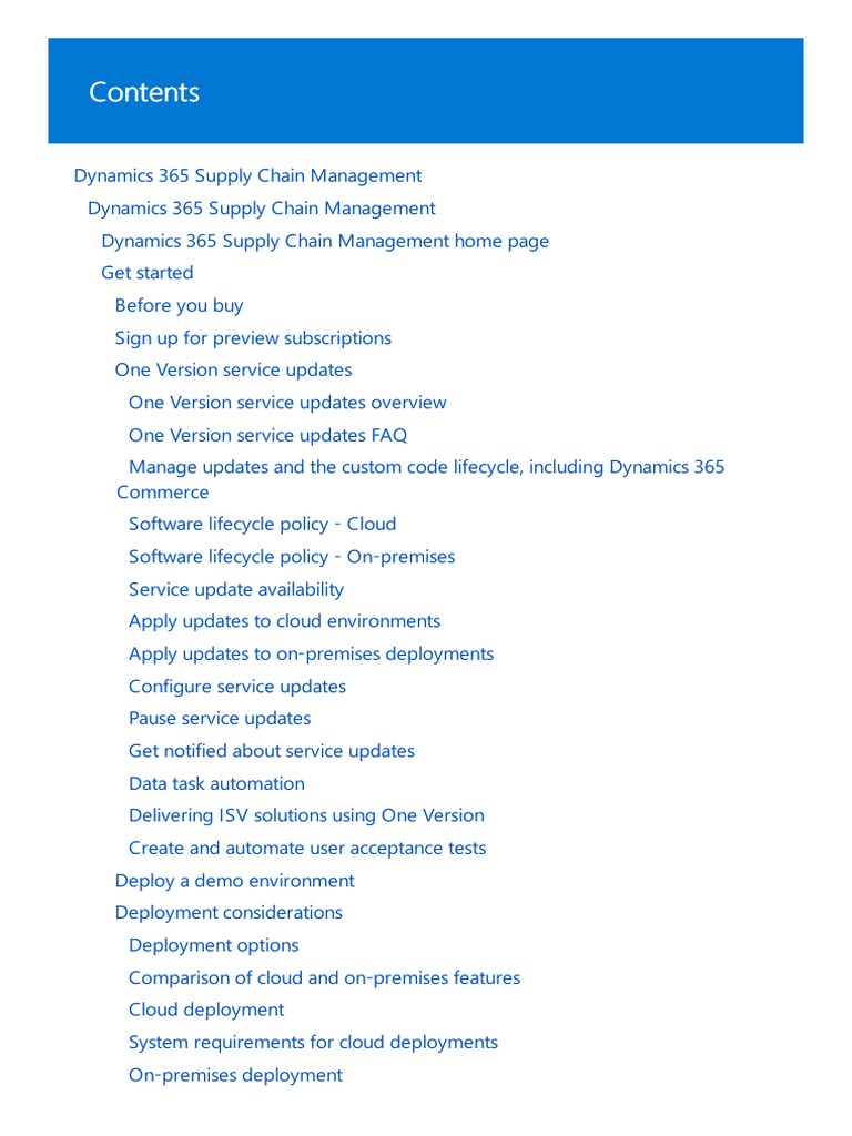 MS Dynamics | PDF | Inventory | Cloud Computing