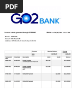 GO2Bank Template 2 | PDF | Deposit Account | Automated Teller Machine