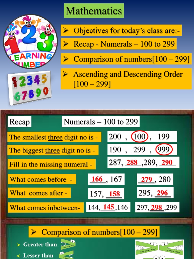 Ascending and Descending Order Guide | PDF