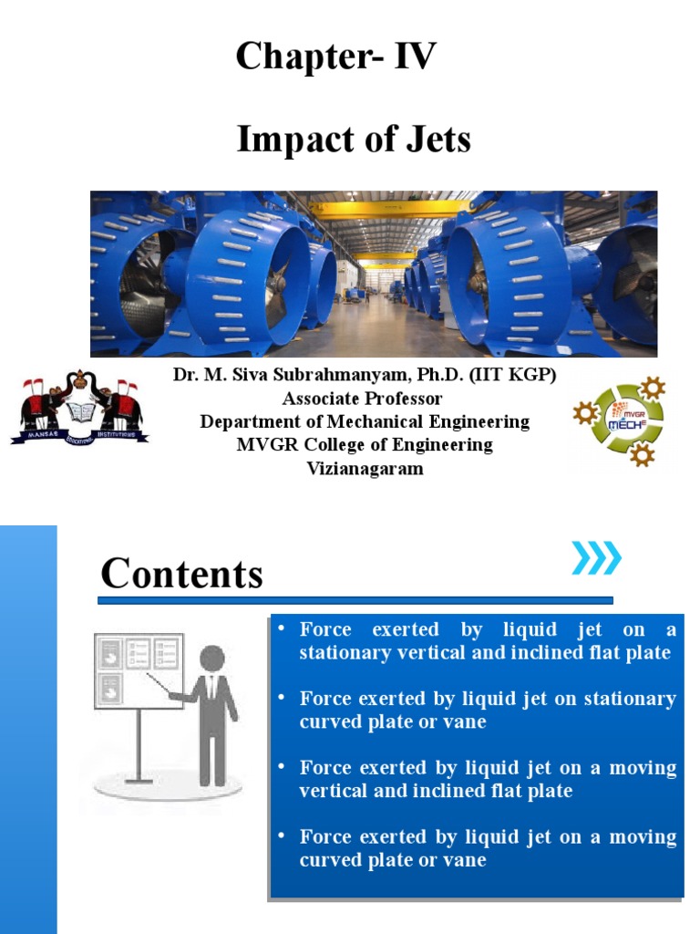 Impact of Jets Chapter-IV | PDF | Fluid Dynamics | Force