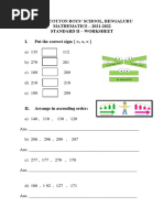 KG2 - Maths Worksheet | PDF