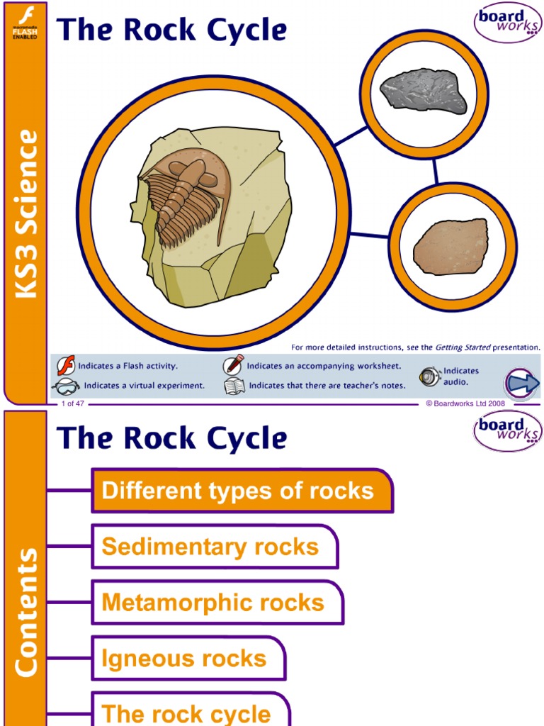 The Rock Cycle | PDF | Rock (Geology) | Igneous Rock