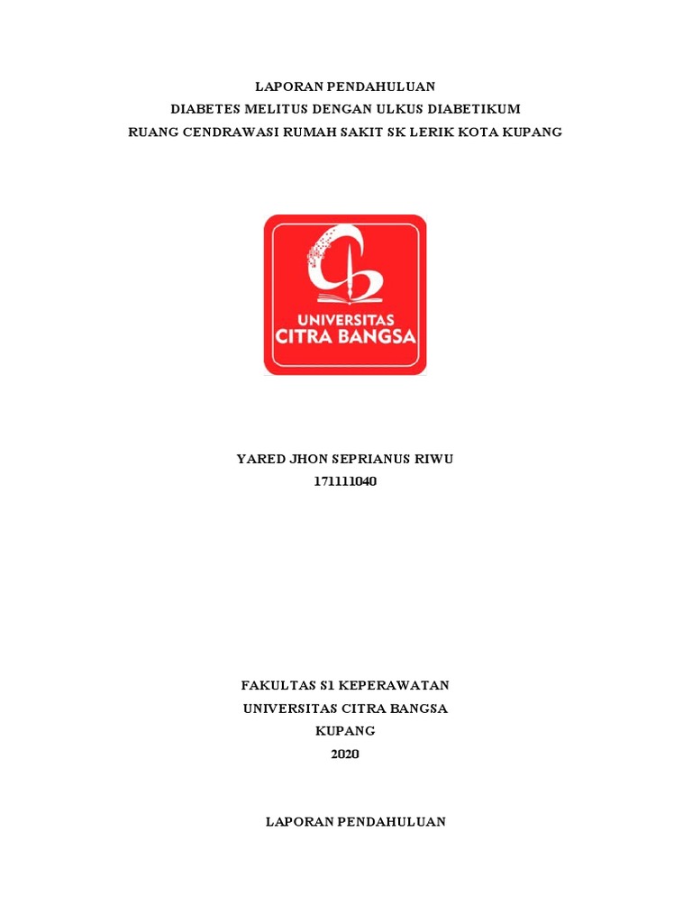 LP DM Dengan Ulkus | PDF