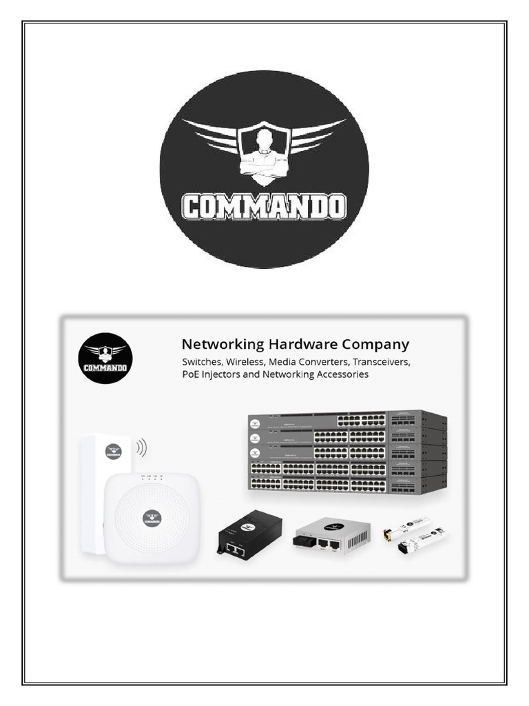 Commondo Catalog | PDF | Network Switch | Duplex (Telecommunications)