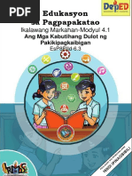 Worksheet Sa Pakikipagkapwa | PDF