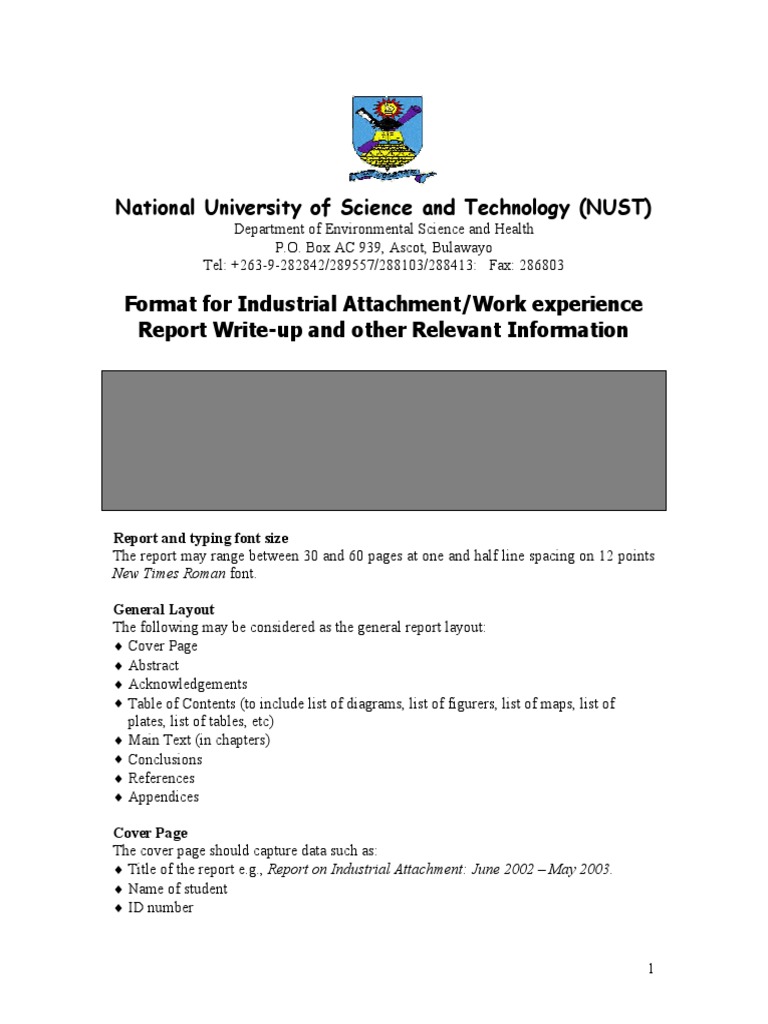 Industrial Attachment Report | PDF | Citation | Test (Assessment)