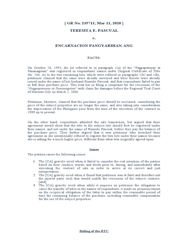 Oblicon Case Digest Sample | PDF | Appeal | Certiorari