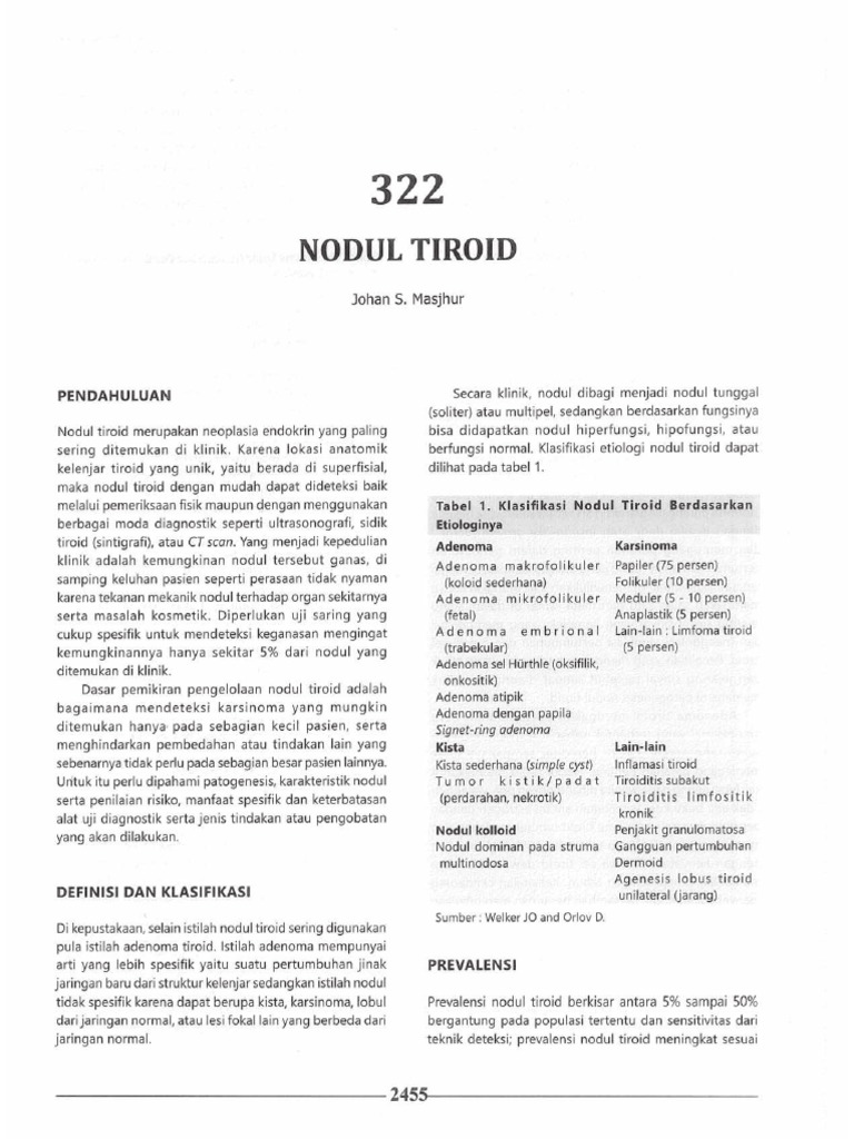 Nodul Tiroid | PDF