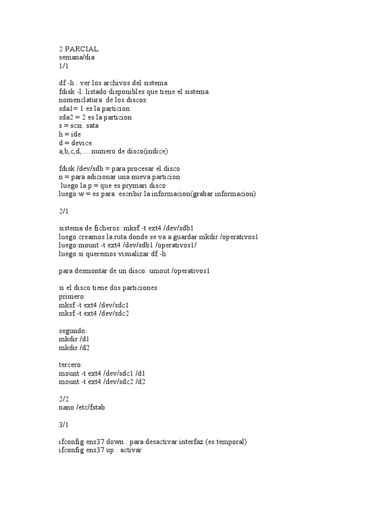 2do Parcial SO1 | PDF | Ciencias de la Computación | Informática