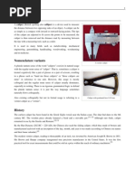 Types and Uses of Calipers Explained | PDF | Tools | Equipment