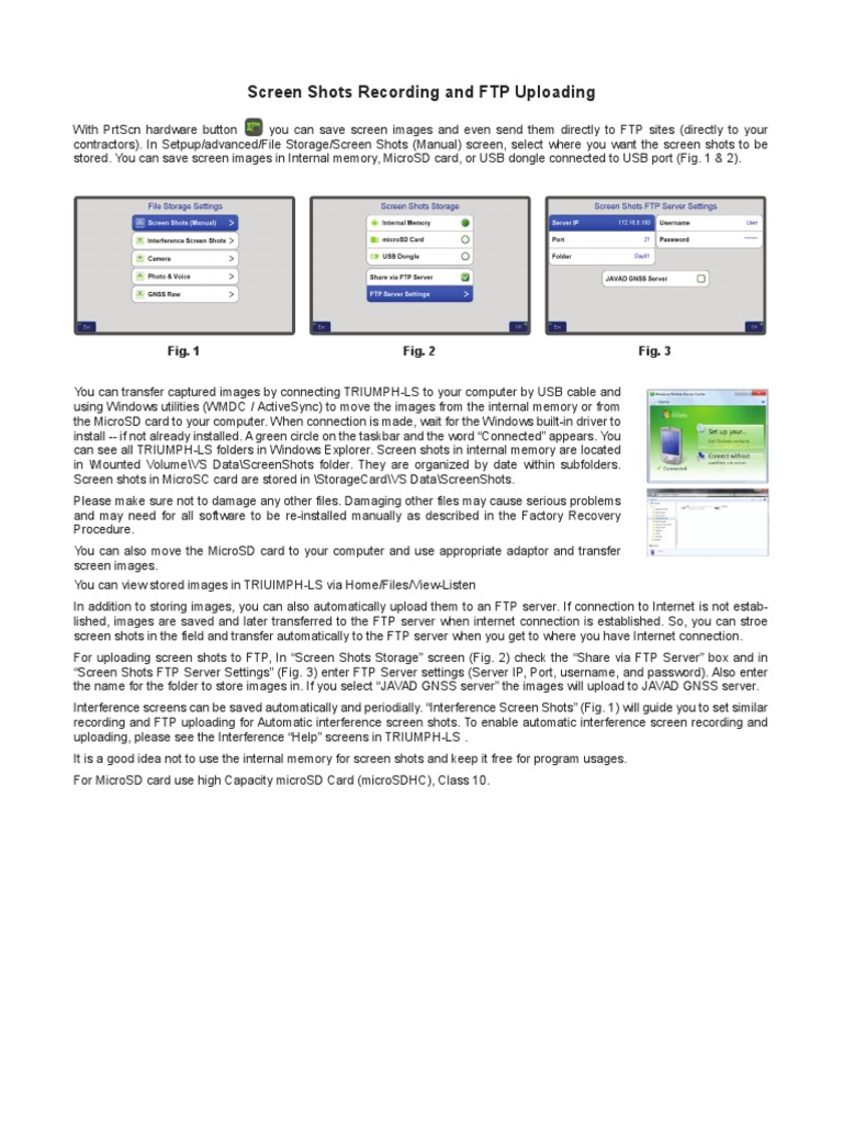 Screen Capture & FTP Upload Guide | PDF | Screenshot | File Transfer ...