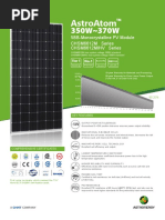 Renesola 300-310w US Data Sheet | PDF | Solar Panel | Electromagnetism