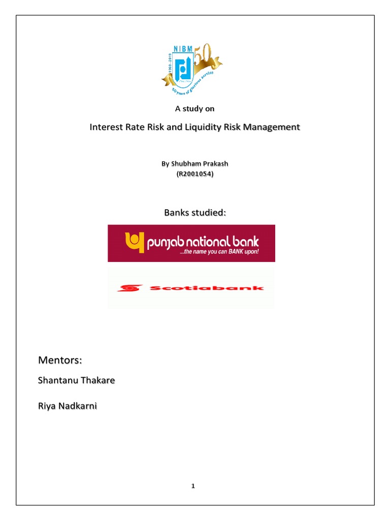 ALM Report | PDF | Market Liquidity | Liquidity Risk