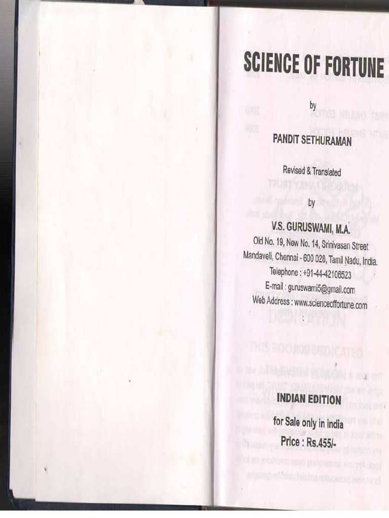 NUMEROLOGY Sethuraman Edited | PDF