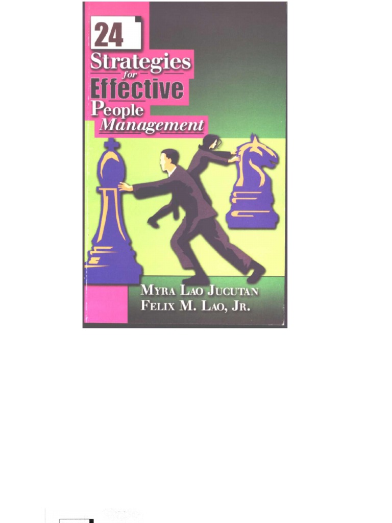 24 Strategies For Effective People Management | PDF