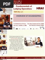 Module 4 HOUSE KEEPING Report | PDF | Housekeeping | Linens