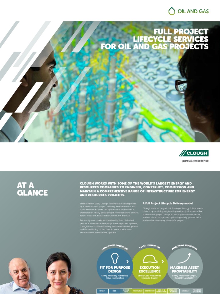 Clough's Oil & Gas Project Lifecycle Services | PDF | Liquefied Natural ...