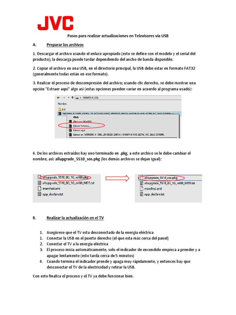 Update TV - Usb | PDF | Hogar, jardinería y bricolaje | Tecnología