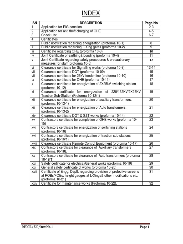 EIG Instruction 1 | PDF | Electrical Substation | Alternating Current