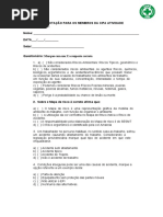 Modelo de CAT para Comunicação de Acidente | PDF | Bem-estar | Médico