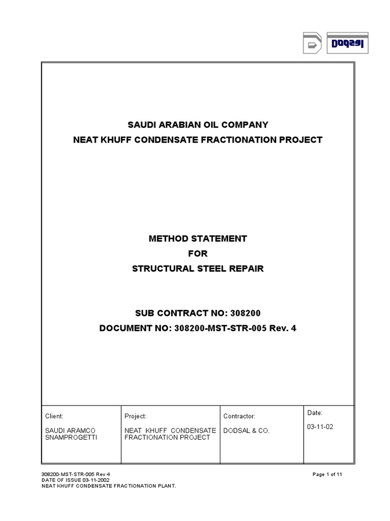 MST-Structural Steel Repair | PDF | Welding | Construction