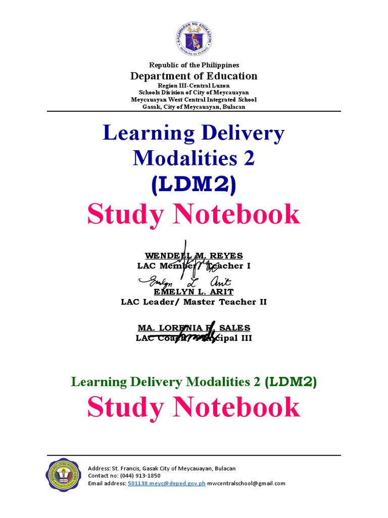 Reyes Wendell M Module 5 | PDF | Rubric (Academic) | Learning