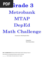SPRIX NCR Math Challenge 2025 Questions | PDF | Bookcase