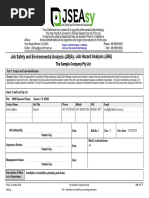 Job Hazard Analysis Changing A Tire Example | PDF | Tire | Nut (Hardware)