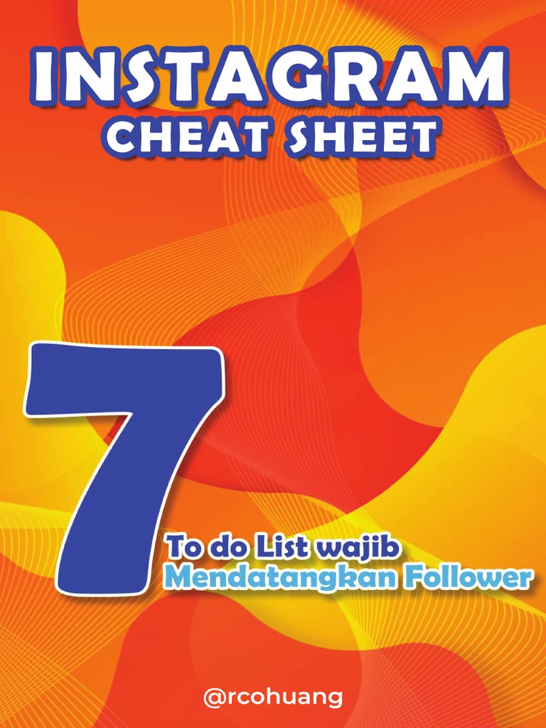 Rico Huang - IG Cheat Sheet | PDF