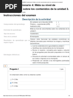Examen - (AAB02) Cuestionario 2 - Identifique Su Nivel de Conocimientos Sobre Los Contenidos de ...