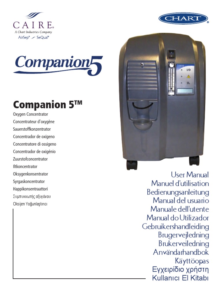 Caire Companion 5 | PDF | Oxygen | Ac Power Plugs And Sockets