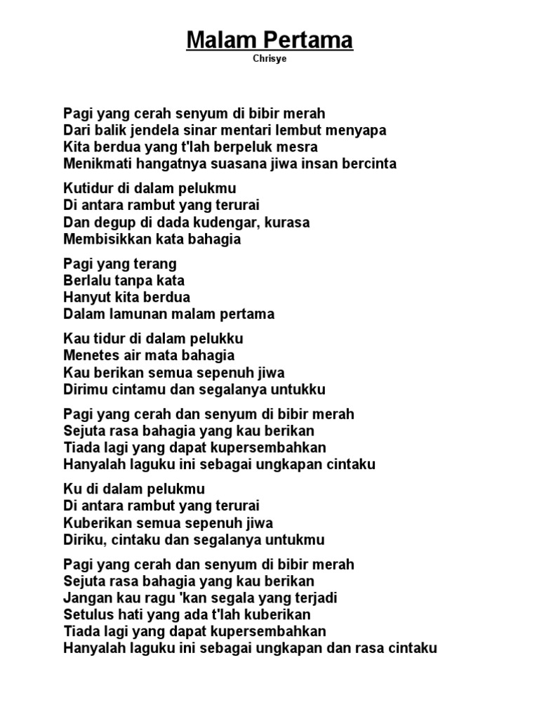 Teks Lagu 3 | PDF