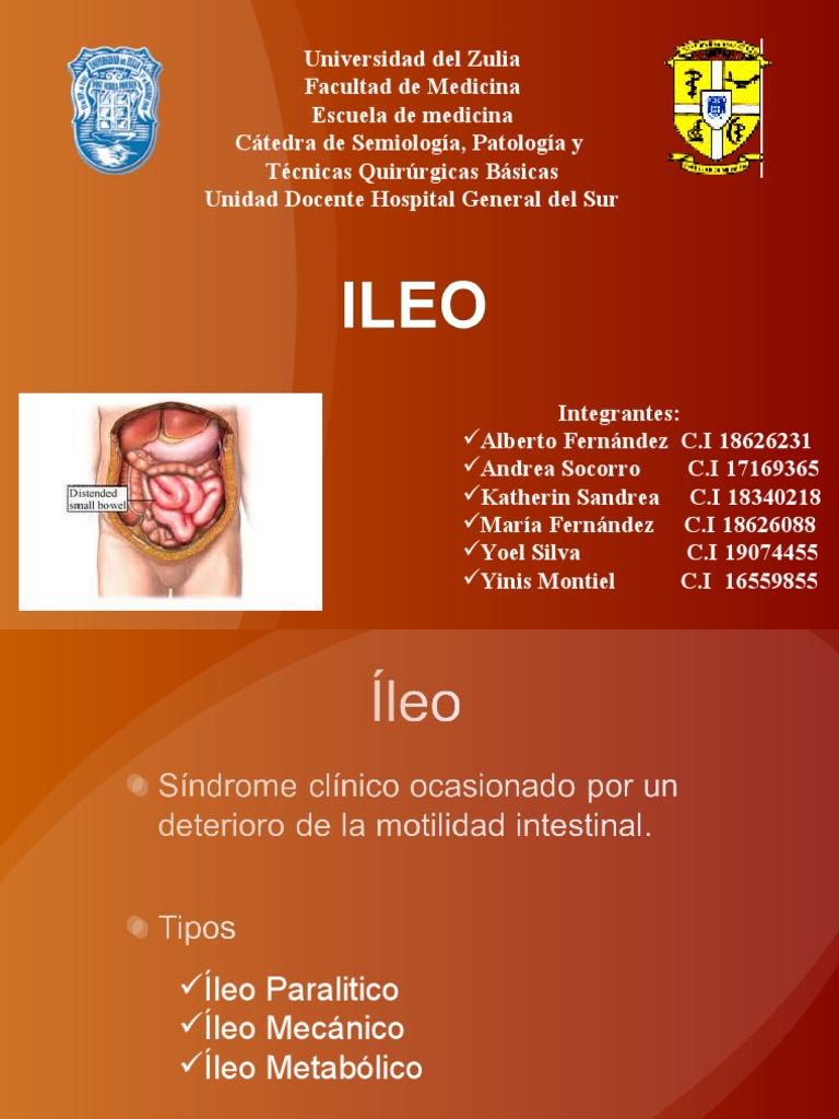 Ileo Paralitico | PDF | Enfermedades digestivas | Gastroenterología