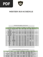 James Bus Line Schedule-Route | PDF | Bus | Bus Transport