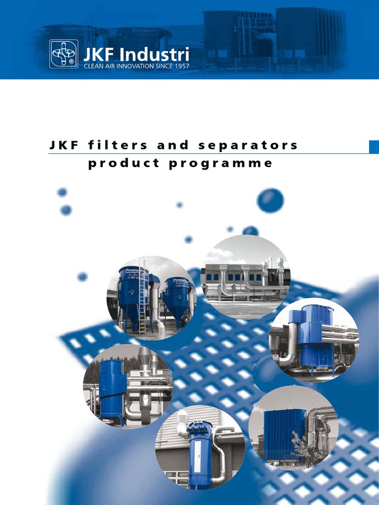JKF Filters and Separators Product Programme | PDF | Filtration ...