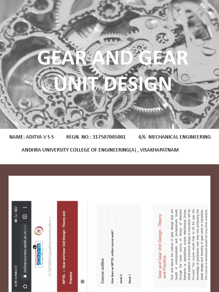 Gear Design | PDF | Gear | Wear
