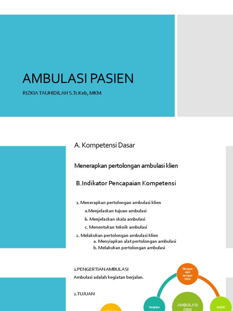 Ambulasi Pasien | PDF