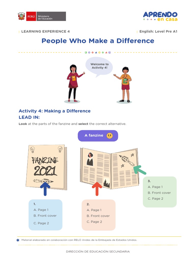 Exp4 Secundaria 1y2 Seguimosaprendiendo Ingles 05 Activity4 ...