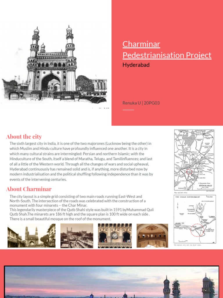 Charminar Pedestrianisation Project | PDF | Transport