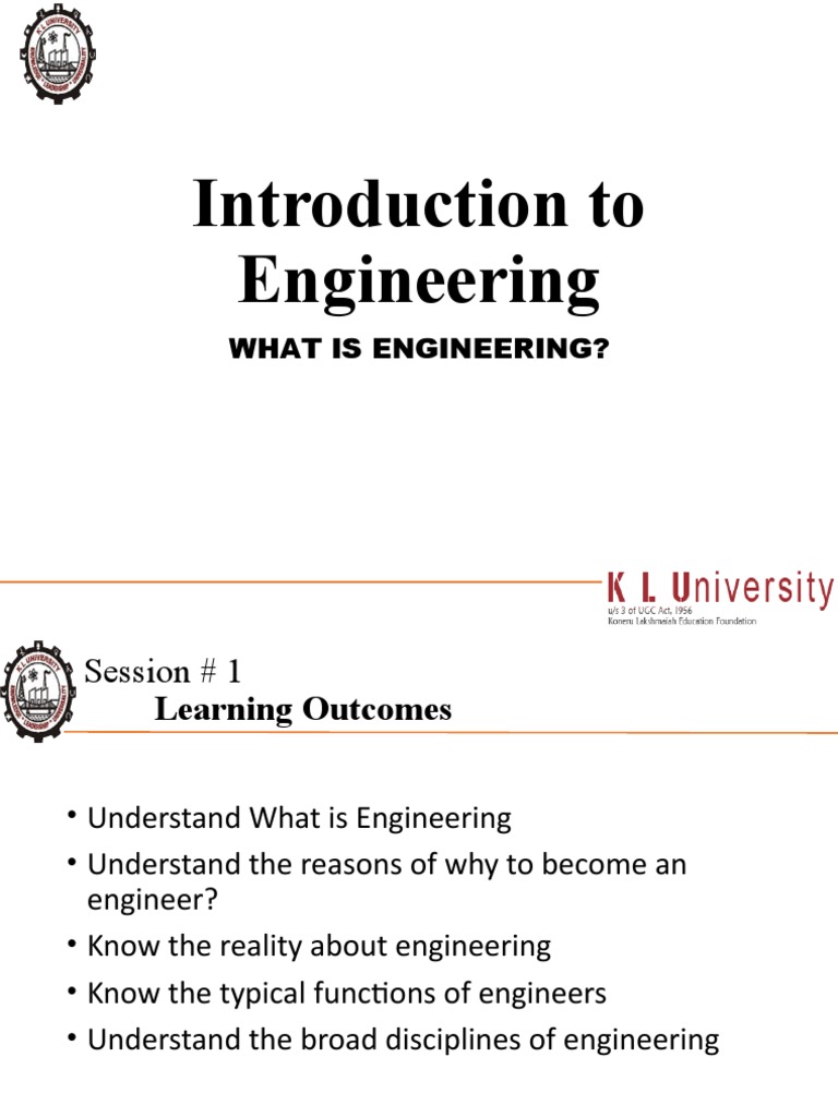 01 What Is Engineering | PDF | Engineering | Engineer
