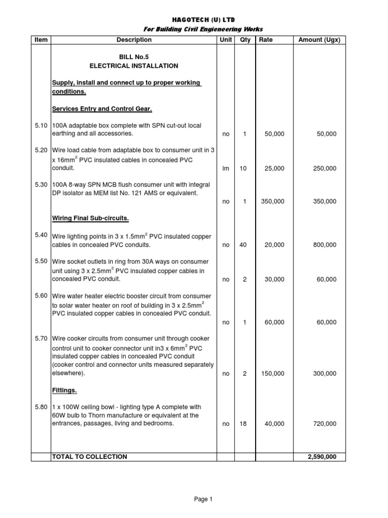 Electrical Installation | PDF | Electrical Wiring | Electrical Connector