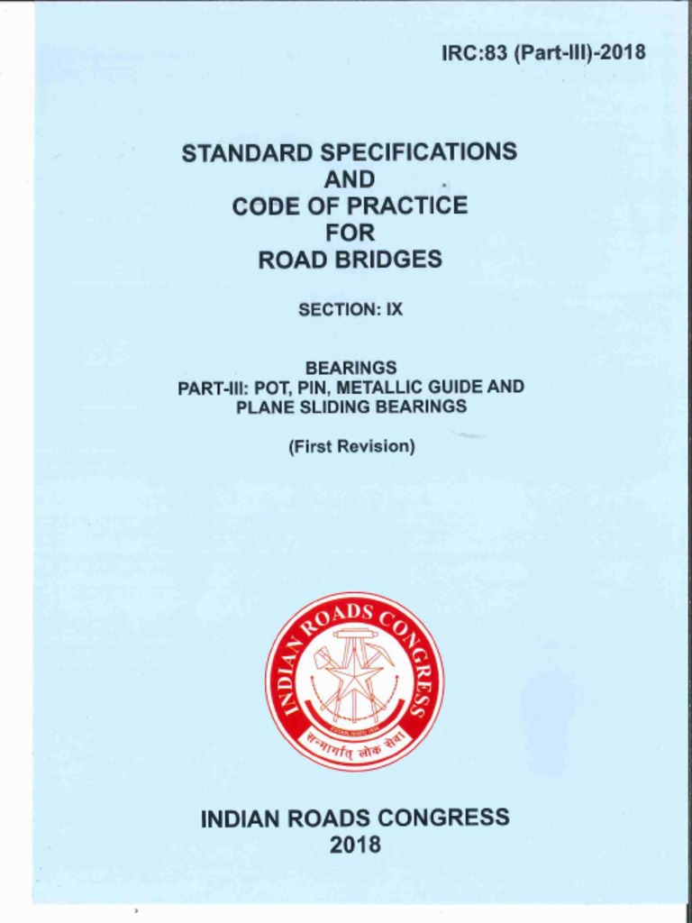 Irc 83 Part III 2018 | PDF