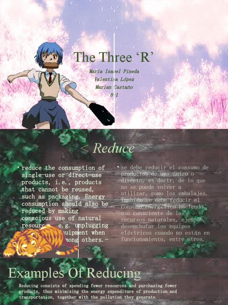 Actividad Inglés Sobre Las Tres R | PDF | Reuse | Environmental Social ...