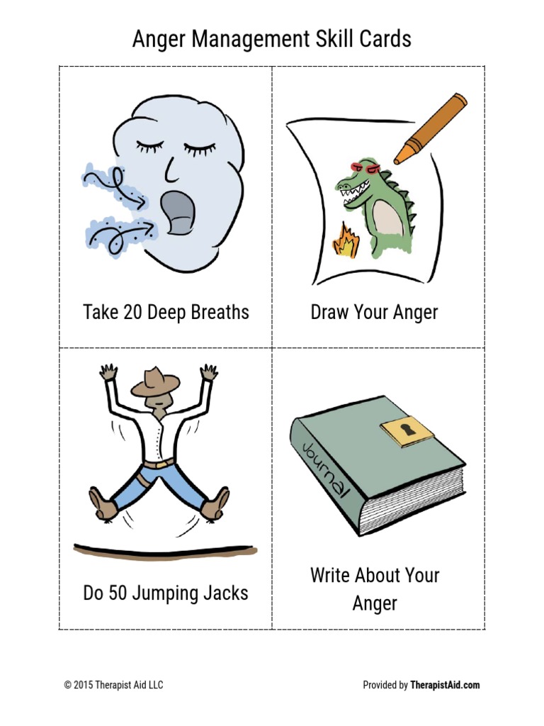 Anger Management Skill Cards | PDF