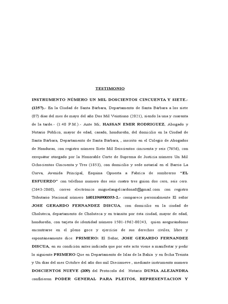 Revocacion de Poder Gneral para Pleitos | PDF | Gobierno | Justicia