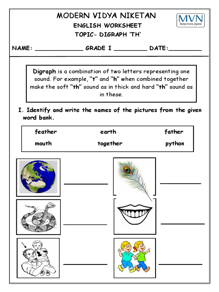 TH Worksheet | PDF | Language Arts & Discipline