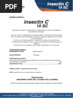 Ficha Tecnica Insecticida SUNFIRE | PDF | Vómitos | Tomate