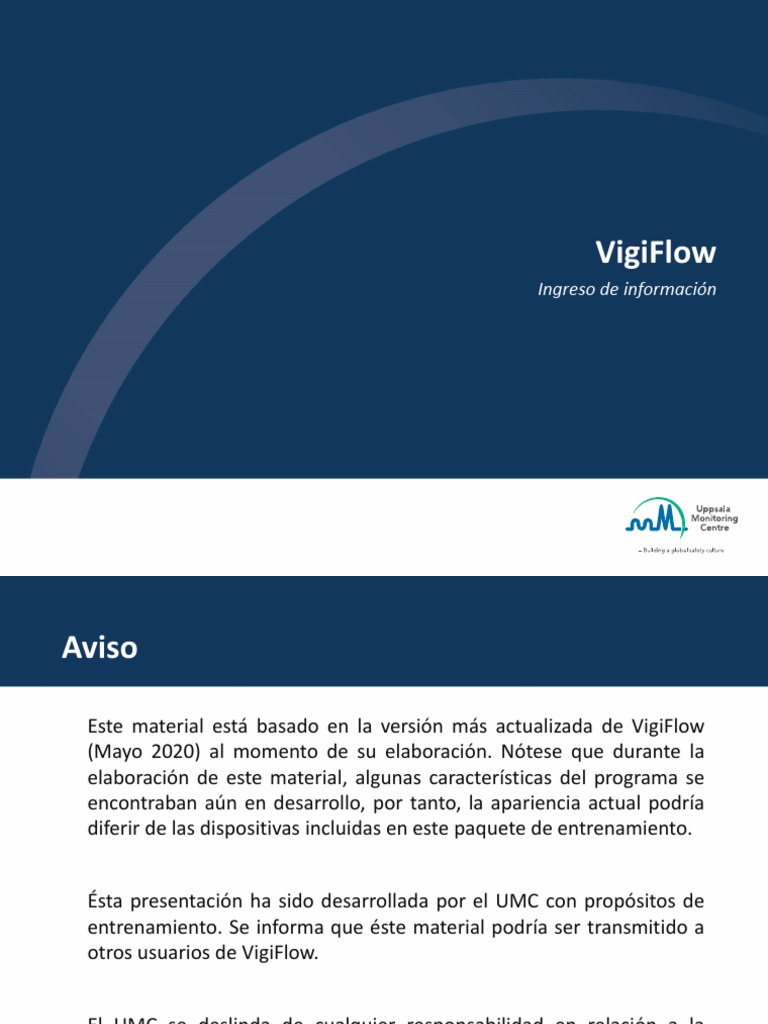 3 Ingreso de Informacion en Vigiflow | PDF | Medicamentos con receta | Información